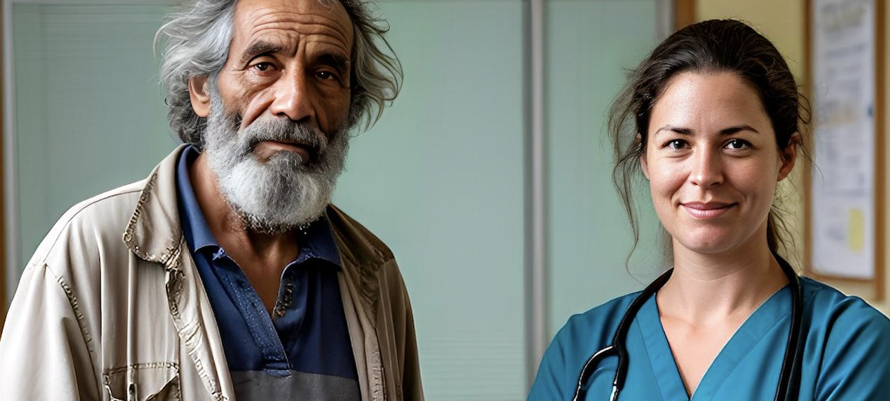 The doctor wife helped a wounded homeless man on the street, and her ...